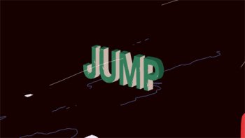 Download Artistic Jump Animation Typography Gif - Gif Abyss