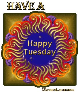 Download Glitter Tuesday Artistic Card Gif