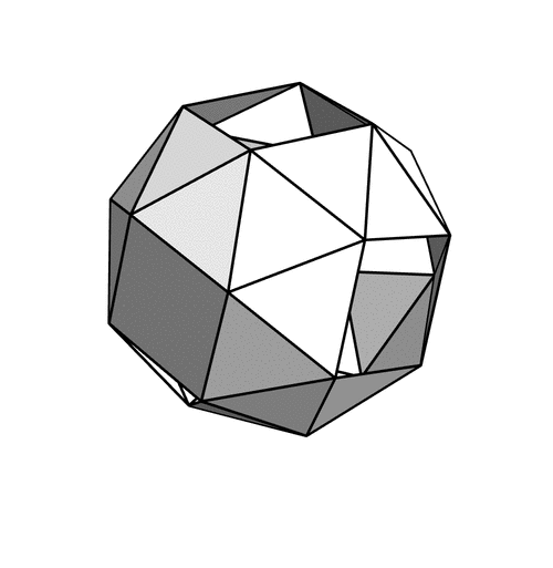 Download Abstract Shapes 3D Model Geometric Shapes Polyhedron Gif