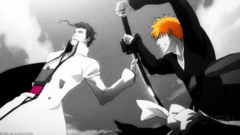 Download Sōsuke Aizen Anime Bleach Sword Battle Gif - Gif Abyss