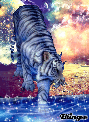 Download Glitter Animal Tiger Gif