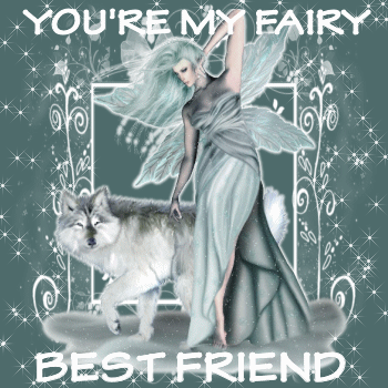 Download Fairy Glitter Animal Wolf Gif