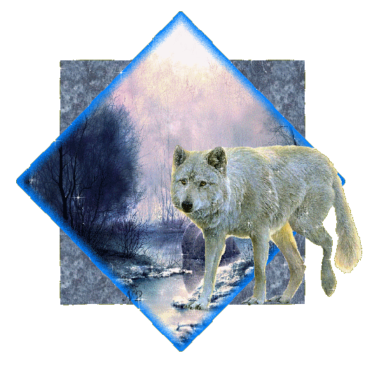 Download Glitter Animal Wolf Gif