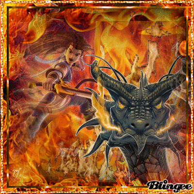 Download Glitter Fantasy Dragon Gif