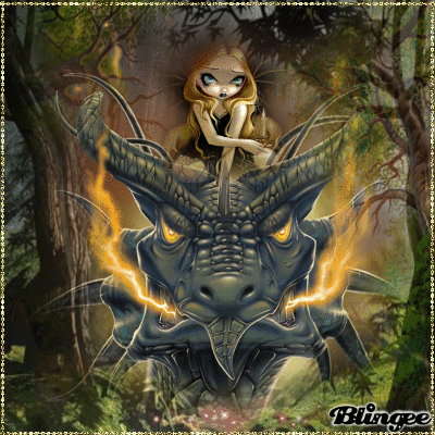 Download Glitter Fantasy Dragon Gif