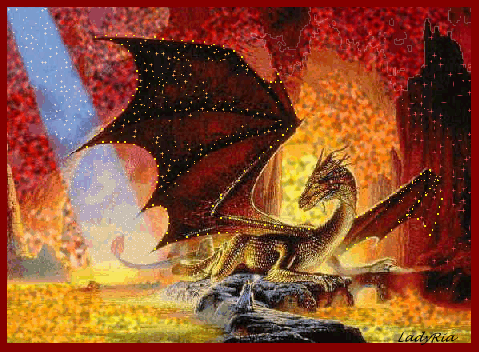 Download Glitter Fantasy Dragon Gif
