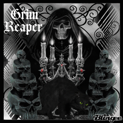 Download Glitter Dark Grim Reaper Gif