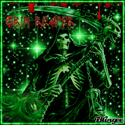 Download Glitter Dark Grim Reaper Gif