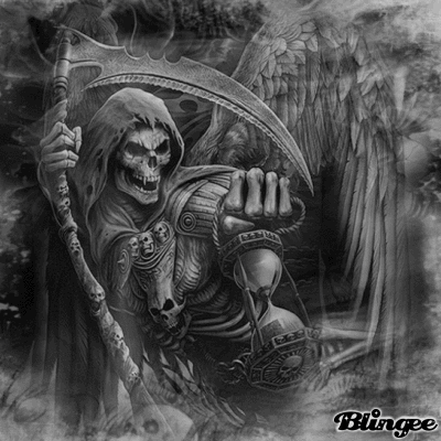 Download Glitter Dark Grim Reaper Gif