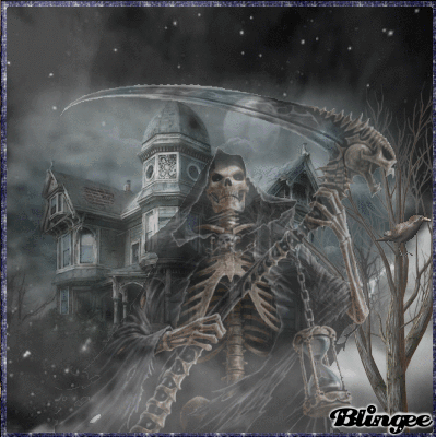 Download Glitter Dark Grim Reaper Gif