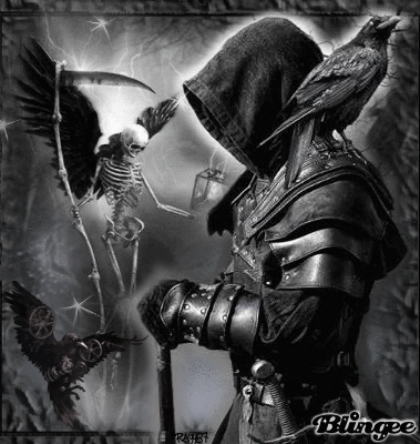 Download Glitter Dark Grim Reaper Gif