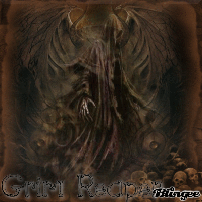 Download Glitter Dark Grim Reaper Gif