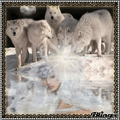Download Glitter Fantasy Wolf Gif - Gif Abyss