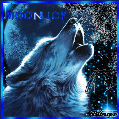 Download Glitter Fantasy Wolf Gif