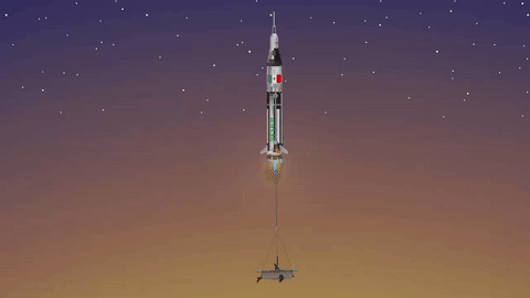 Download Sci Fi Rocket Gif - Gif Abyss