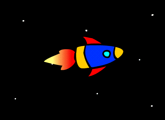 Download Sci Fi Rocket Gif