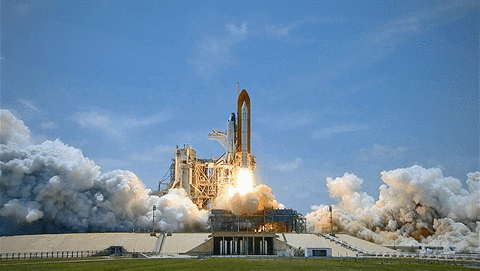 Download Vehicle Space Shuttle Gif
