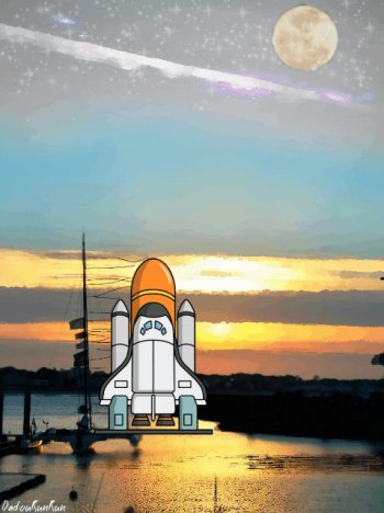 Download Vehicle Space Shuttle Gif