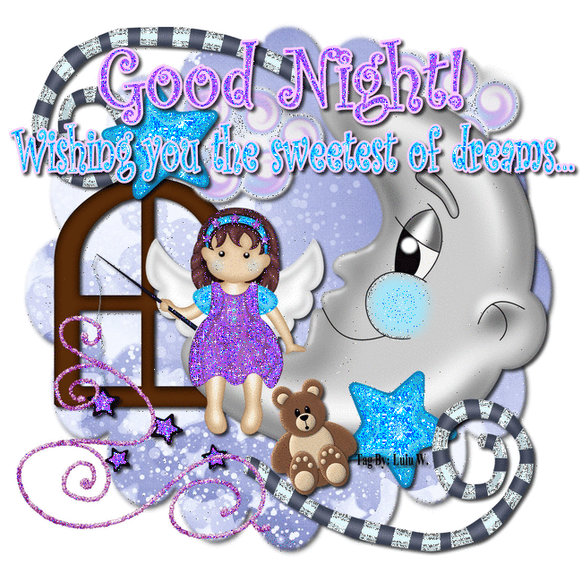 Glitter Animated Good Night