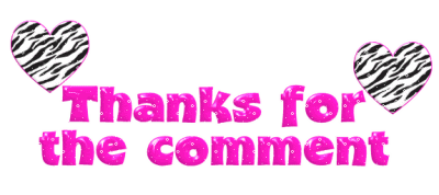 Download Glitter Thanks For Comment Misc Statement Gif - Gif Abyss