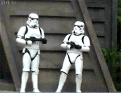 Stormtrooper Dance Moves - Star Wars GIF
