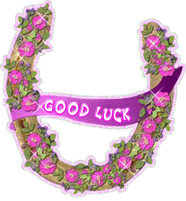 Download Glitter Good Luck Misc Statement Gif - Gif Abyss
