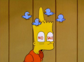 Download Bart Simpson TV Show The Simpsons Cartoon Character Bird Gif