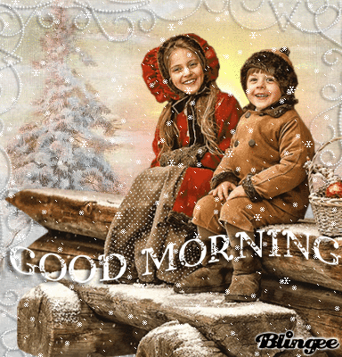 Download Winter Glitter Good Morning Misc Statement Gif