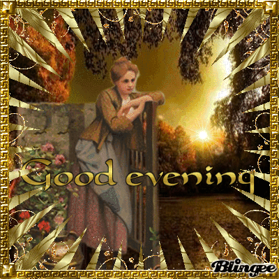 Download Glitter Good Evening Misc Statement Gif