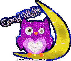Download Glitter Good Night Misc Statement Gif - Gif Abyss