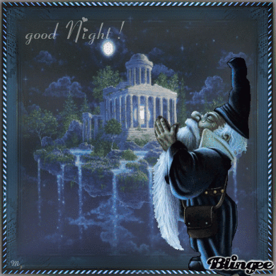 Download Glitter Good Night Misc Statement Gif - Gif Abyss