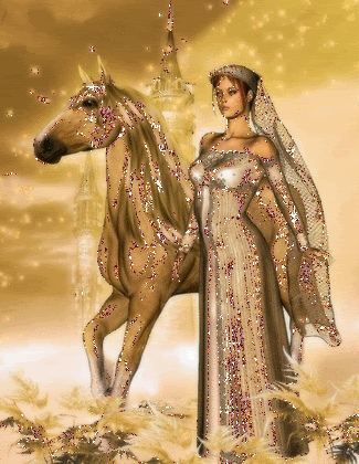 Download Glitter Fantasy Woman Gif