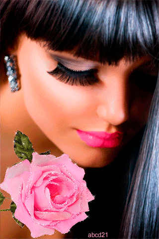 Download Glitter Woman Artistic Gif