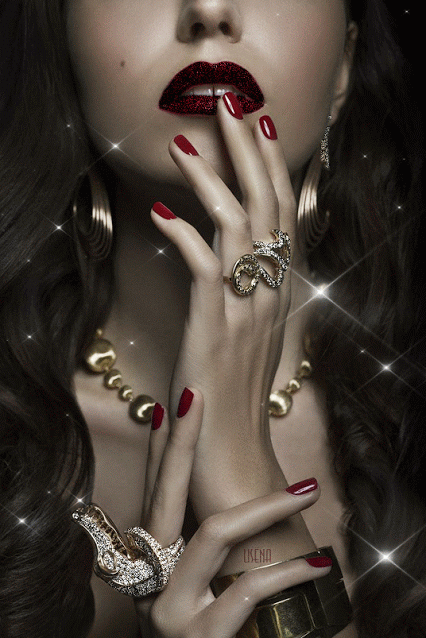 Download Glitter Woman Artistic Gif