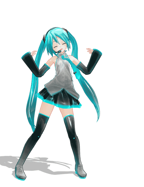 Vocaloid Anime GIF — Hatsune Miku Dancing