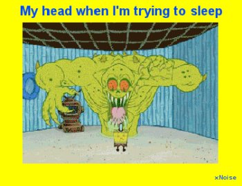 SpongeBob's Wild Nighttime Brain Battle Animated GIF - Gif Abyss