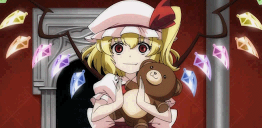Flandre Scarlet Bad Apple Gif