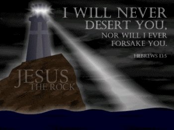 Animated: Jesus the Rock — He Will Never Forsake You - Gif Abyss