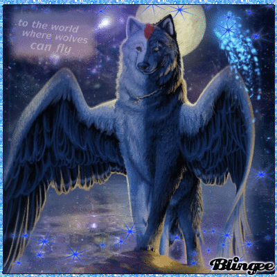 Download Fantasy Wolf Gif