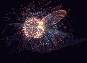 Download Artistic Fireworks Gif