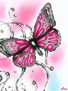 Download Glitter Artistic Butterfly Gif