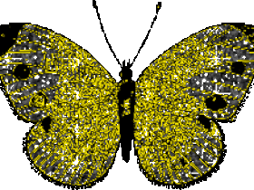 Download Glitter Artistic Butterfly Gif