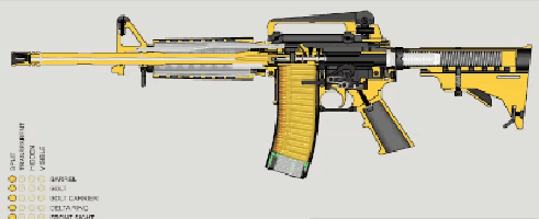 Download Military Rifle Weapon Man Made Assault Rifle Gif