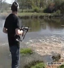 Download Gun Rifle Weapon Man Made Assault Rifle Gif