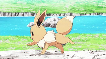 Eevee's Playful Stroll Through Nature – Animated Pokémon Delight