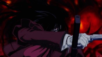 Download Pistol Gun Weapon Dark Anime Hellsing Dark Anime Gif
