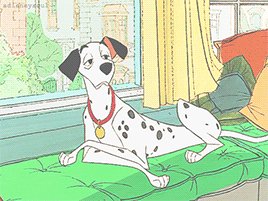 Download Dog Fantasy Disney Movie 101 Dalmatians Gif