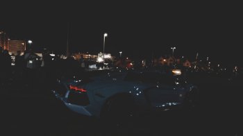 Lamborghini Supercar Lights Up the Night – Animated Drive Preview